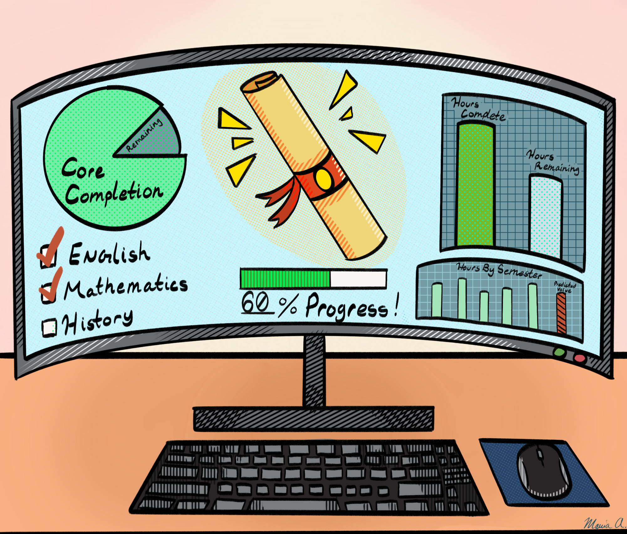 Student designs website showcasing all University degree requirements ...